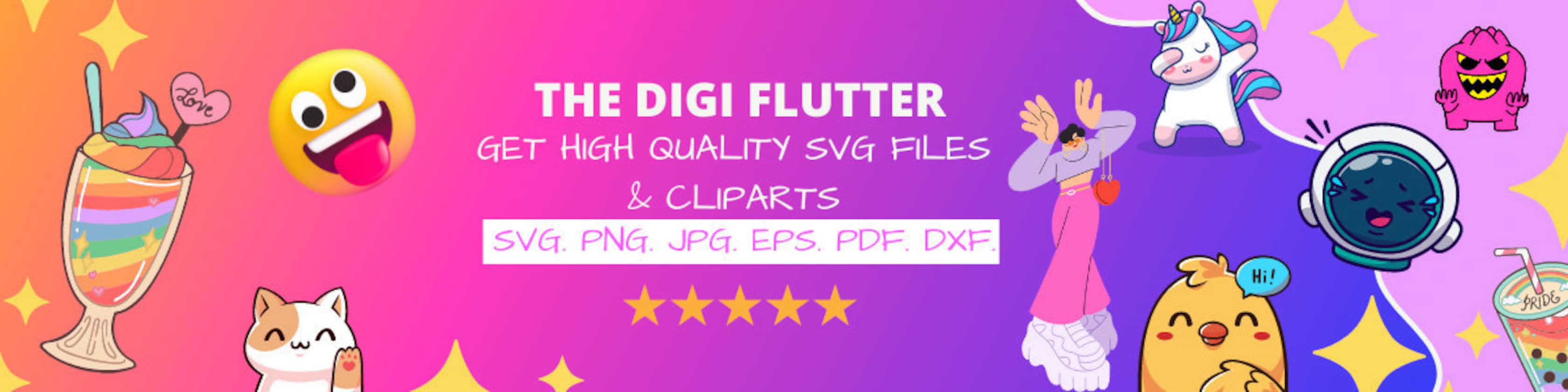TheDigiFlutter - Etsy