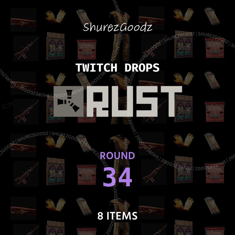 Twitch Drops 34 Round 8 Items - Etsy