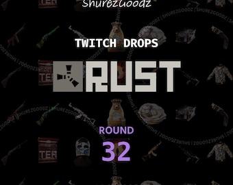 Rust Round 30 14 SKINS Twitch Drops - Etsy