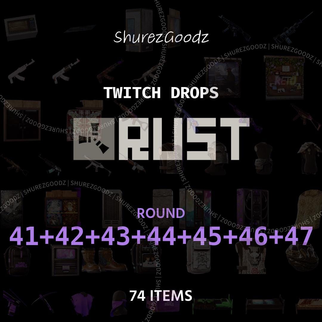 Rust 41 + 42 + 43 + 44 + 45 + 46 + 47 ROUNDS 74 / 74 Unique Skins - Etsy UK