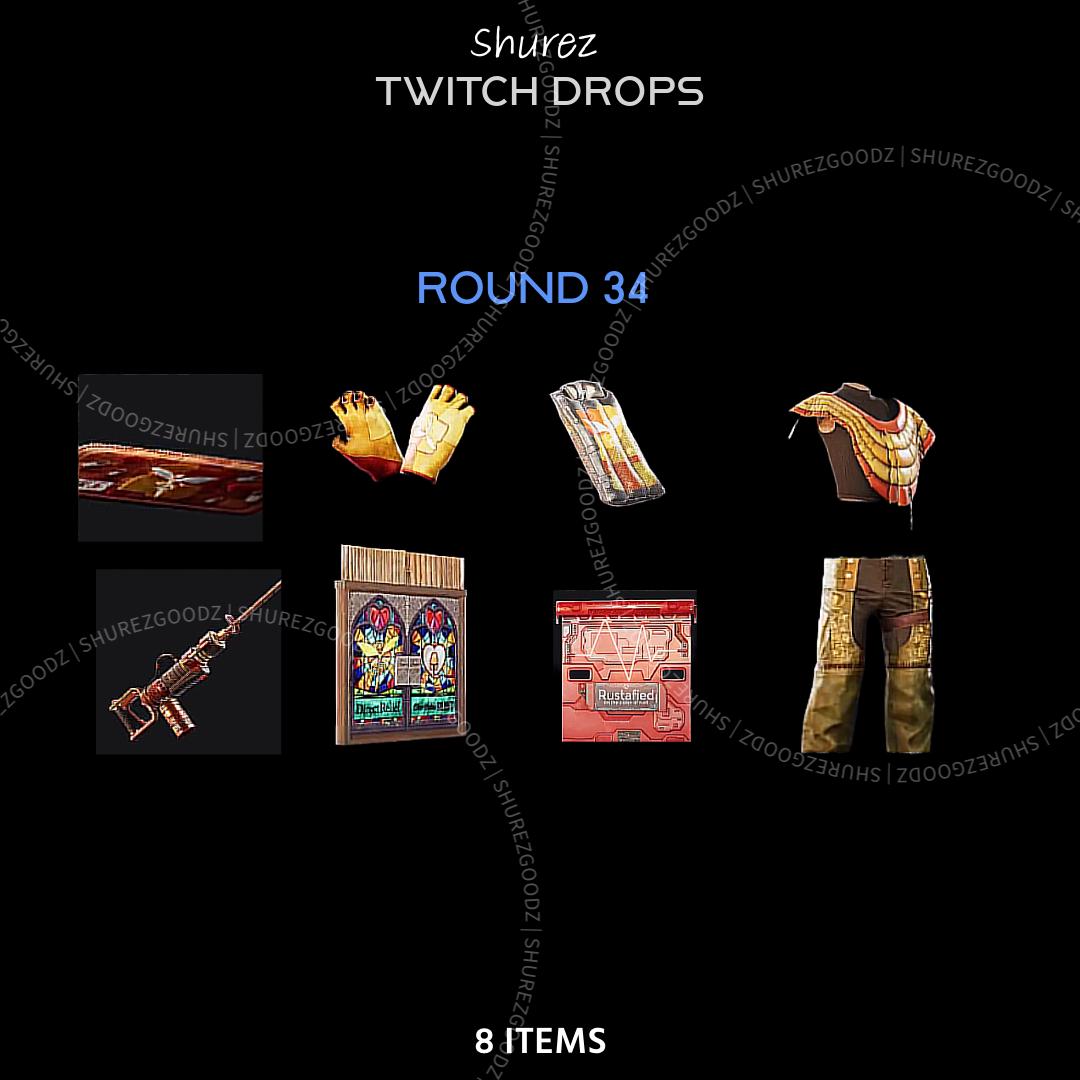 Twitch Drops 34 Round 8 Items - Etsy