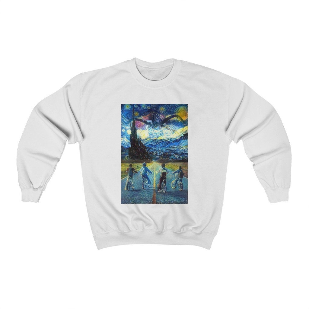 Van Gogh Inspired Stranger Things Sweatshirt/ Stranger Things Hoodies ...
