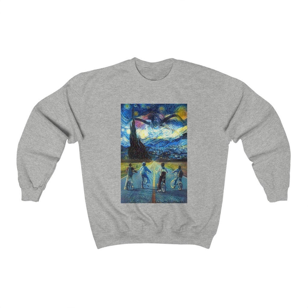 Van Gogh Inspired Stranger Things Sweatshirt/ Stranger Things Hoodies ...