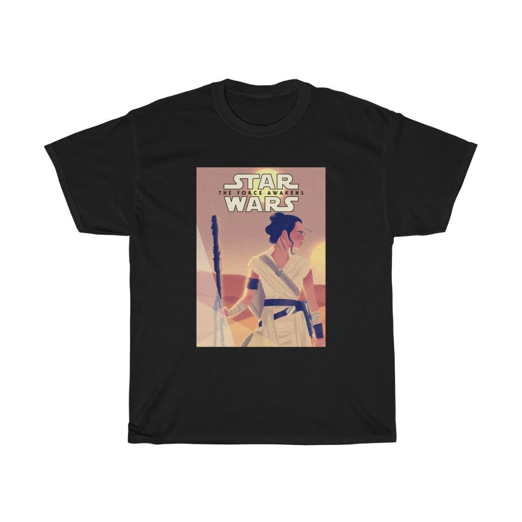 Star Wars Rey T-shirt / Star Wars Force Awakens Rey / Unisex - Etsy