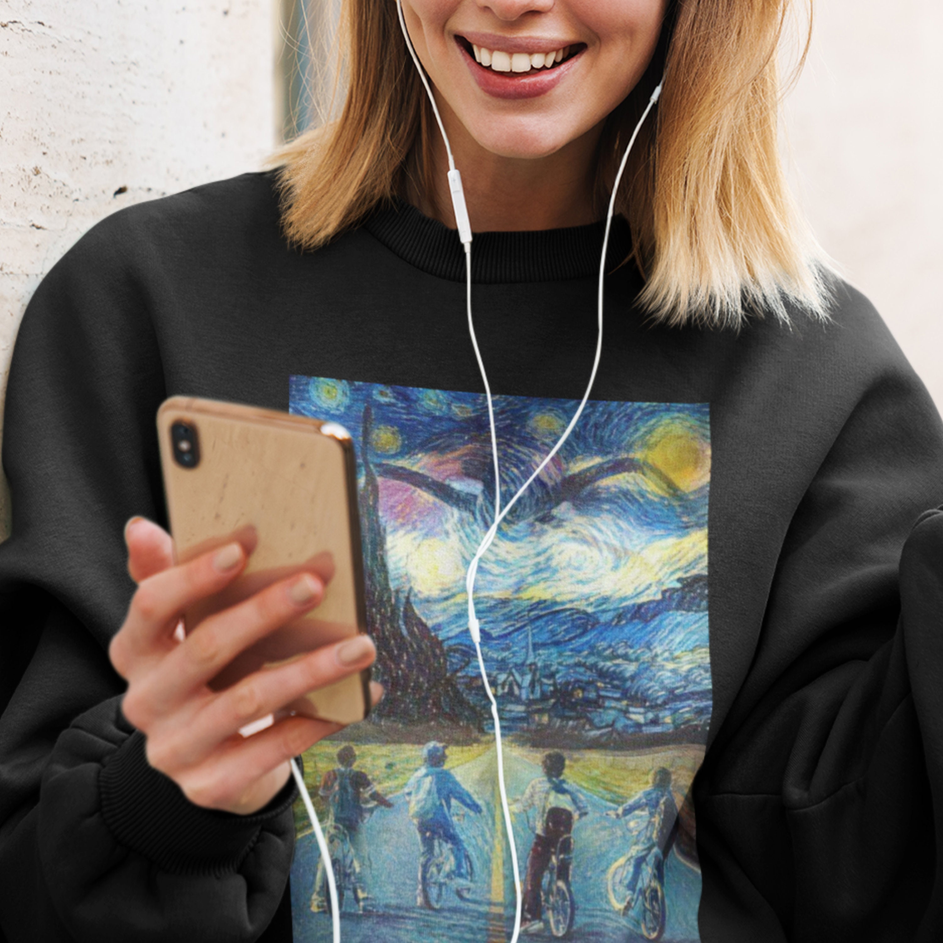 Van Gogh Inspired Stranger Things Sweatshirt/ Stranger Things Hoodies ...