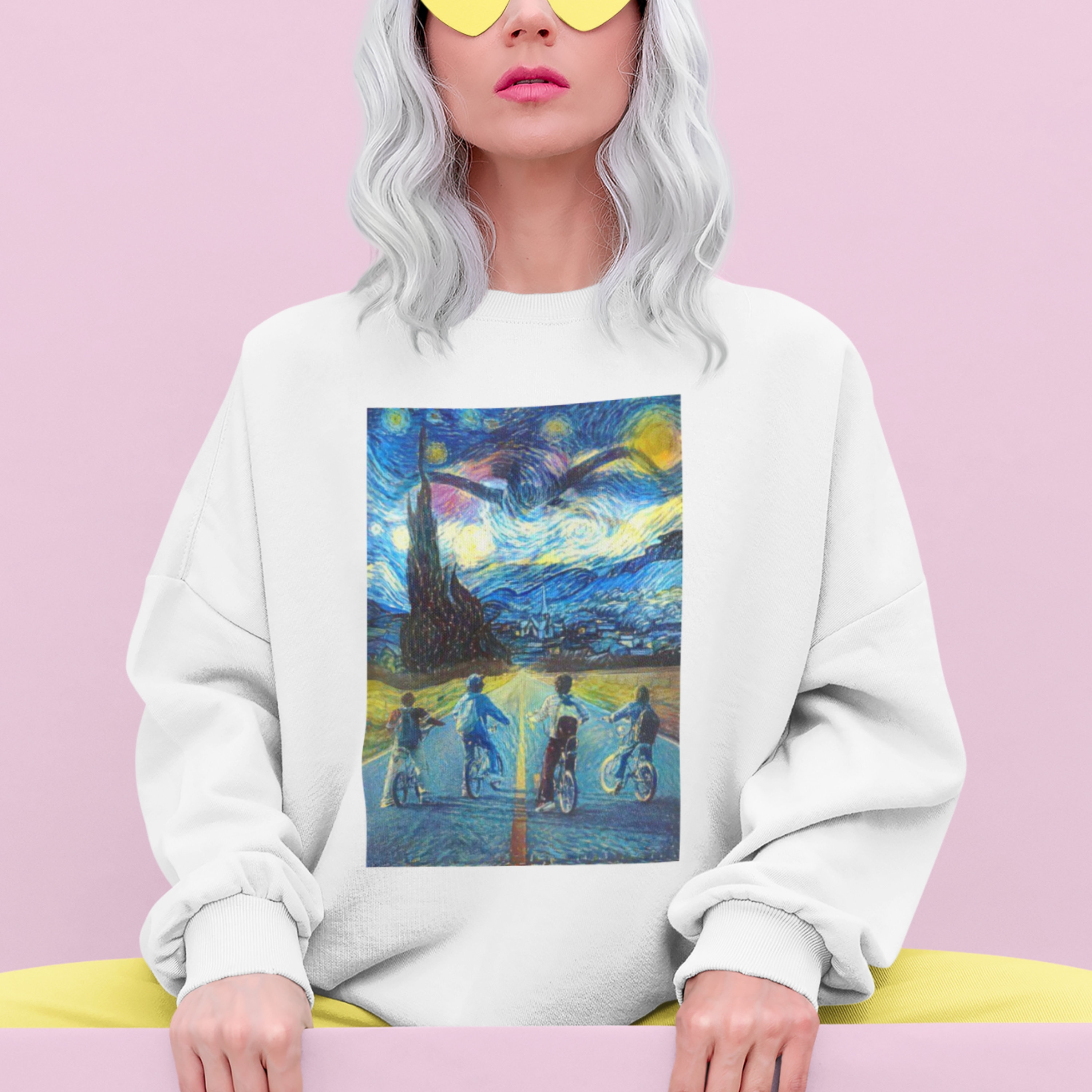 Van Gogh Inspired Stranger Things Sweatshirt/ Stranger Things Hoodies ...