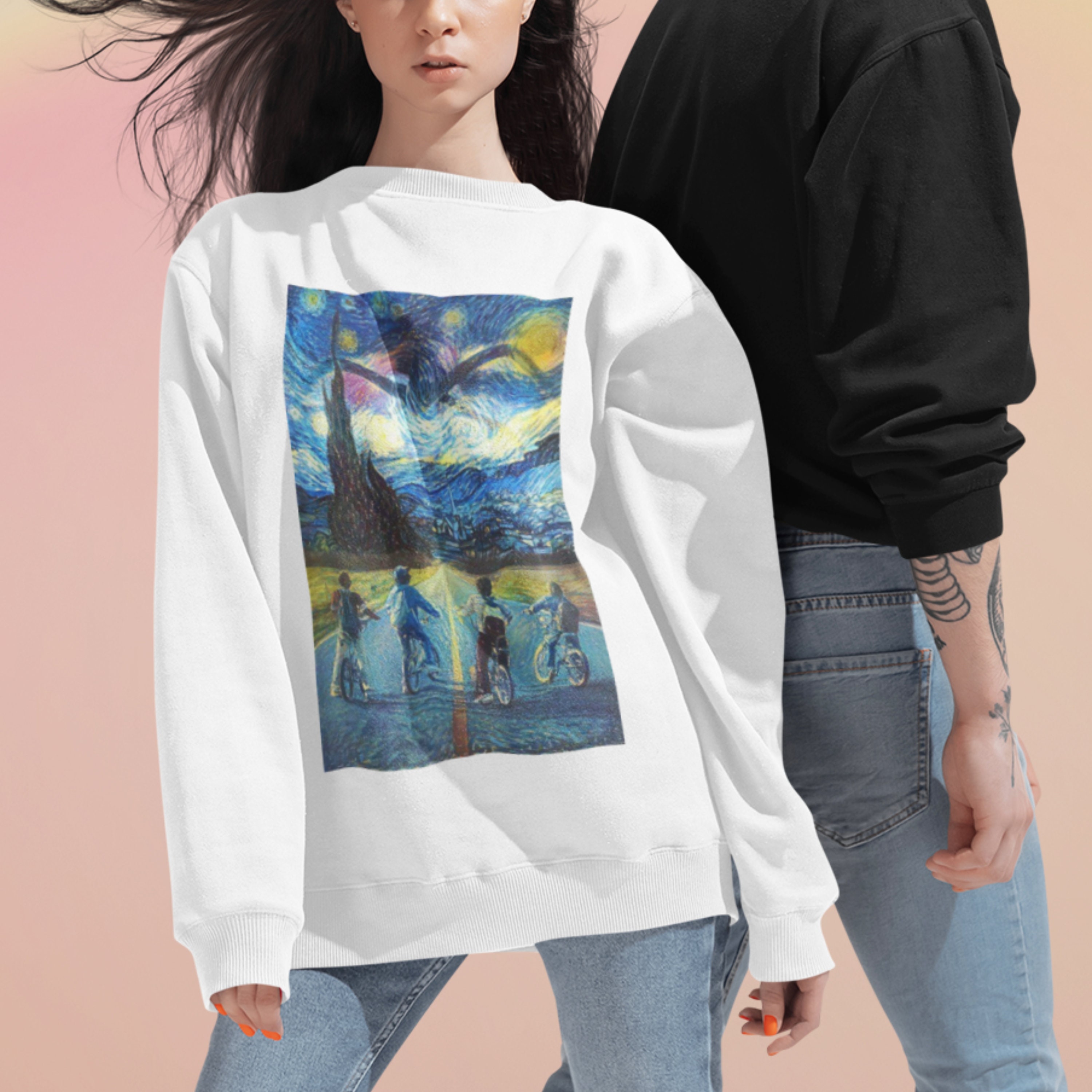 Van Gogh Inspired Stranger Things Sweatshirt/ Stranger Things Hoodies ...