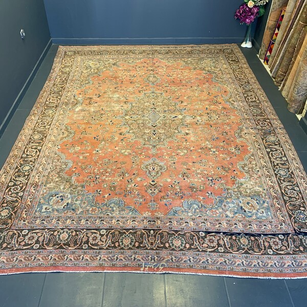 Large Vintage Rug - Etsy