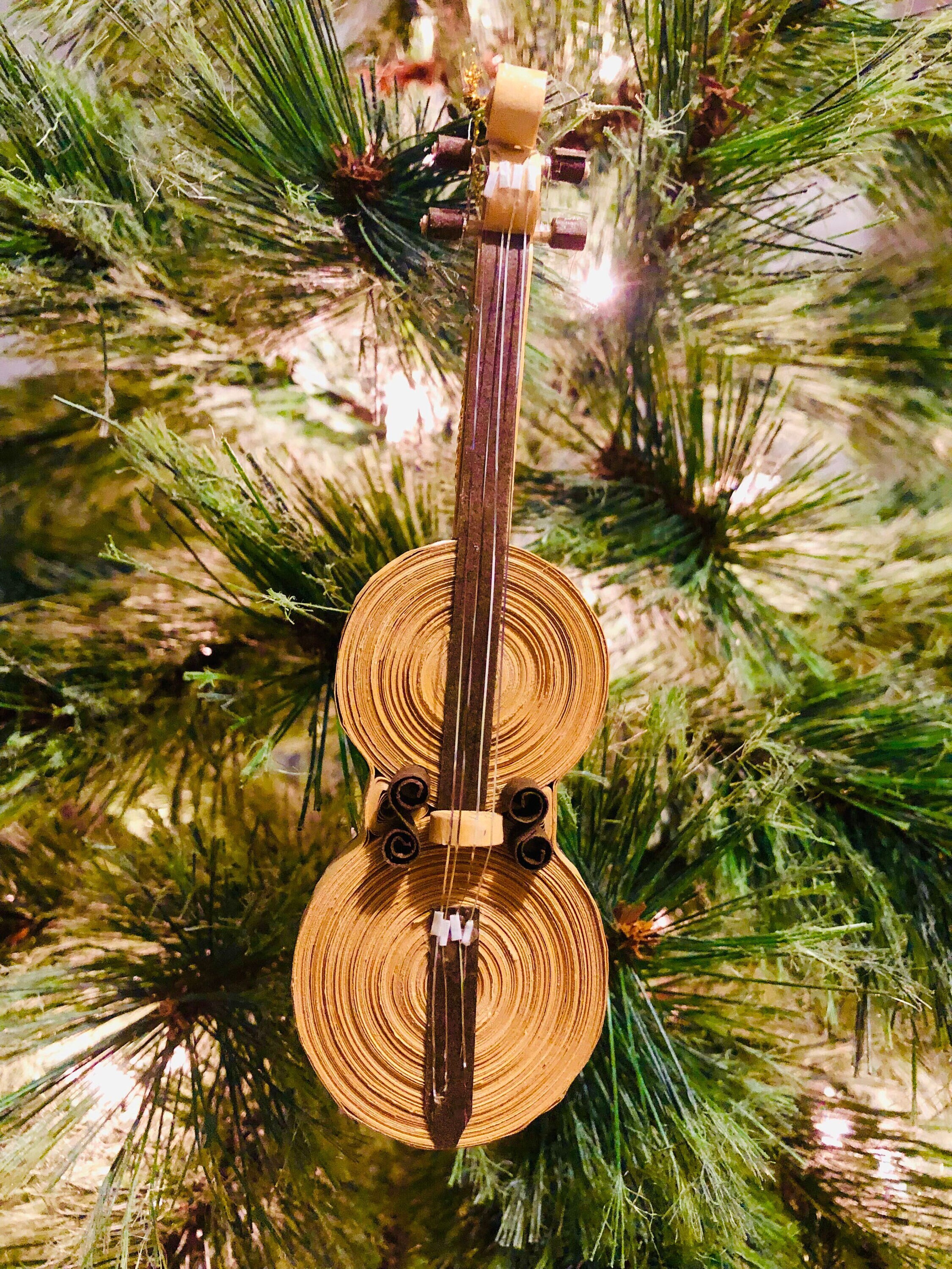 Quilled Violin Filigree Violin Paper Cello Musical Instrument 3D Art ...