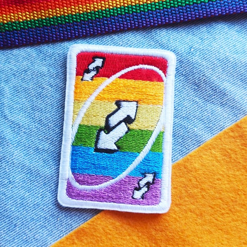 UNO Pride Card Patch - Etsy