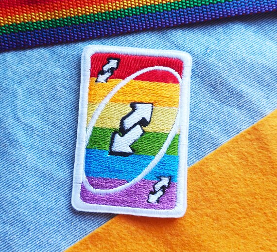 UNO Pride Card Patch | Etsy