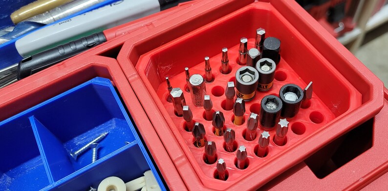 Milwaukee Packout Nesting Magnetic 2 42 Bit Holder - Etsy