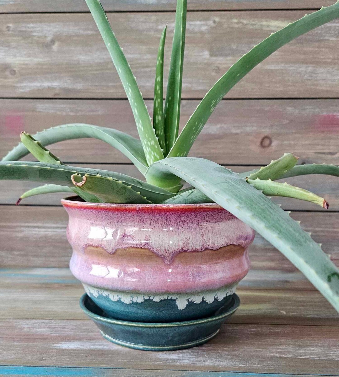 HANDMADE POTTERY PLANTER, Planters With Drainage Holes, Pottery Gift ...