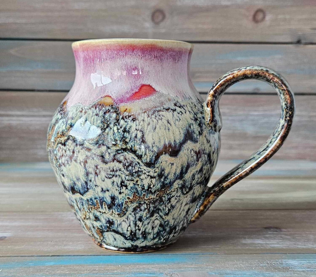 HANDMADE POTTERY MUG For, Pottery Gift for Mom Girlfriend or Wife ...