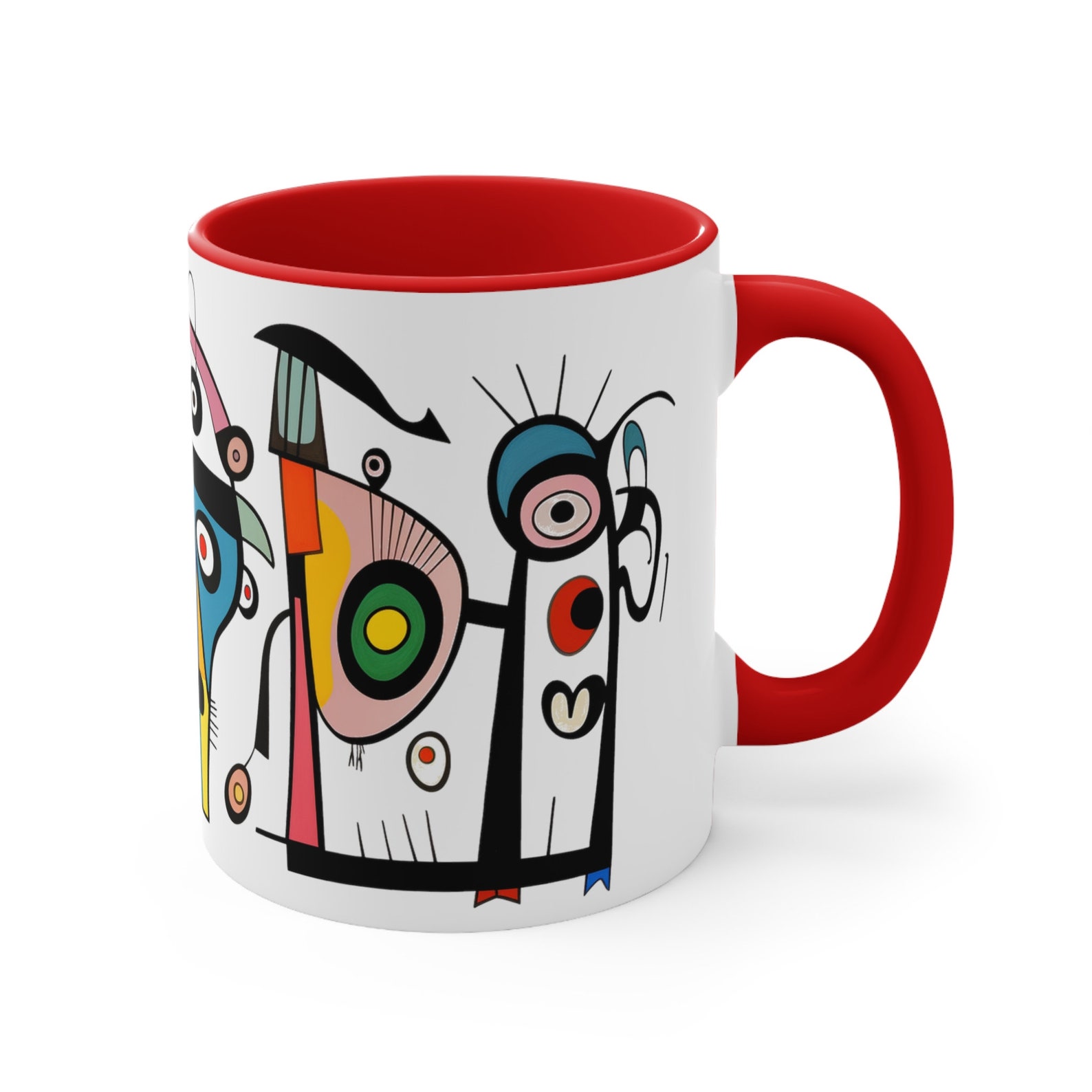 Picasso Inspired Coffee Mug, Artistic Cubist Cup, Pablo Picasso Cup ...