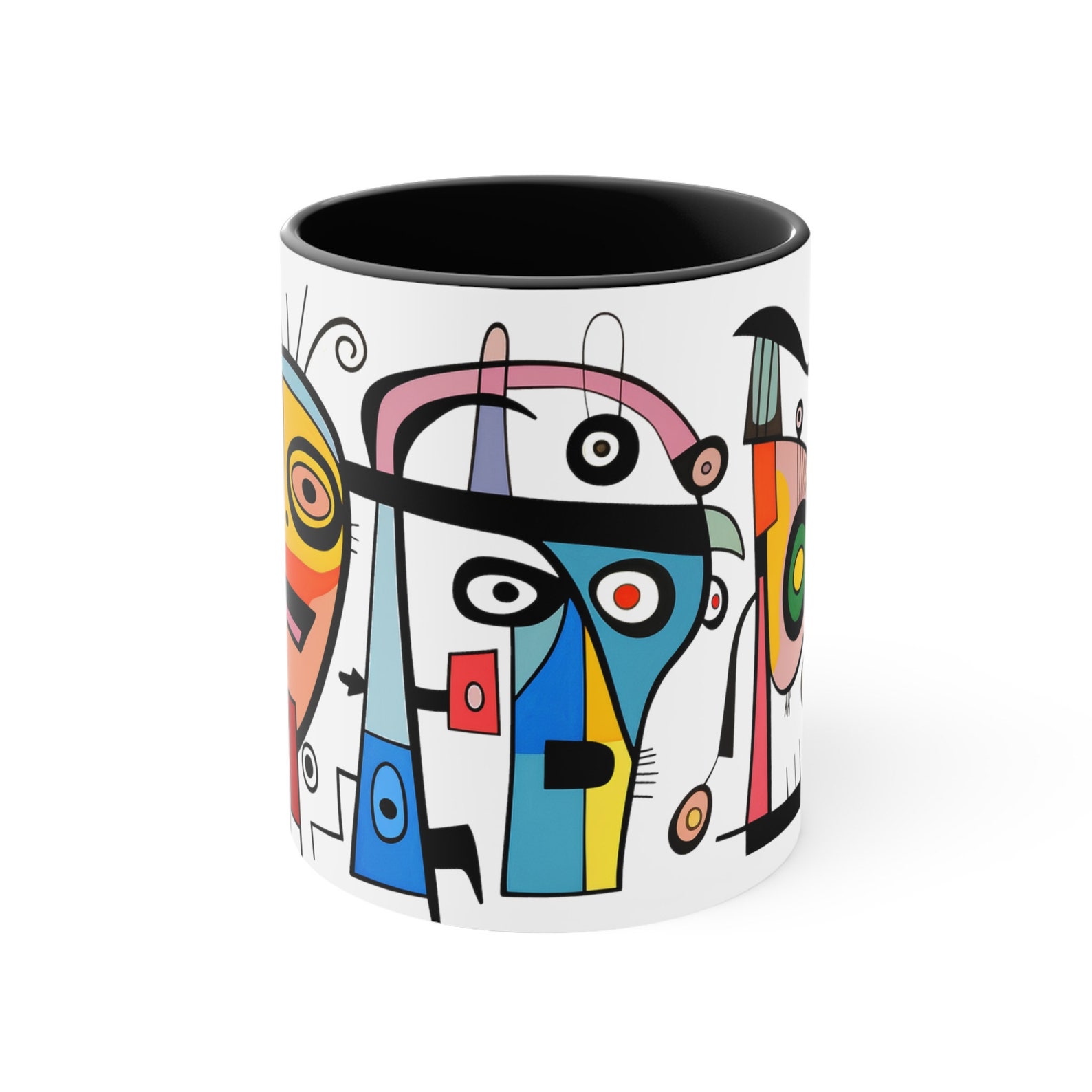 Picasso Inspired Coffee Mug, Artistic Cubist Cup, Pablo Picasso Cup ...