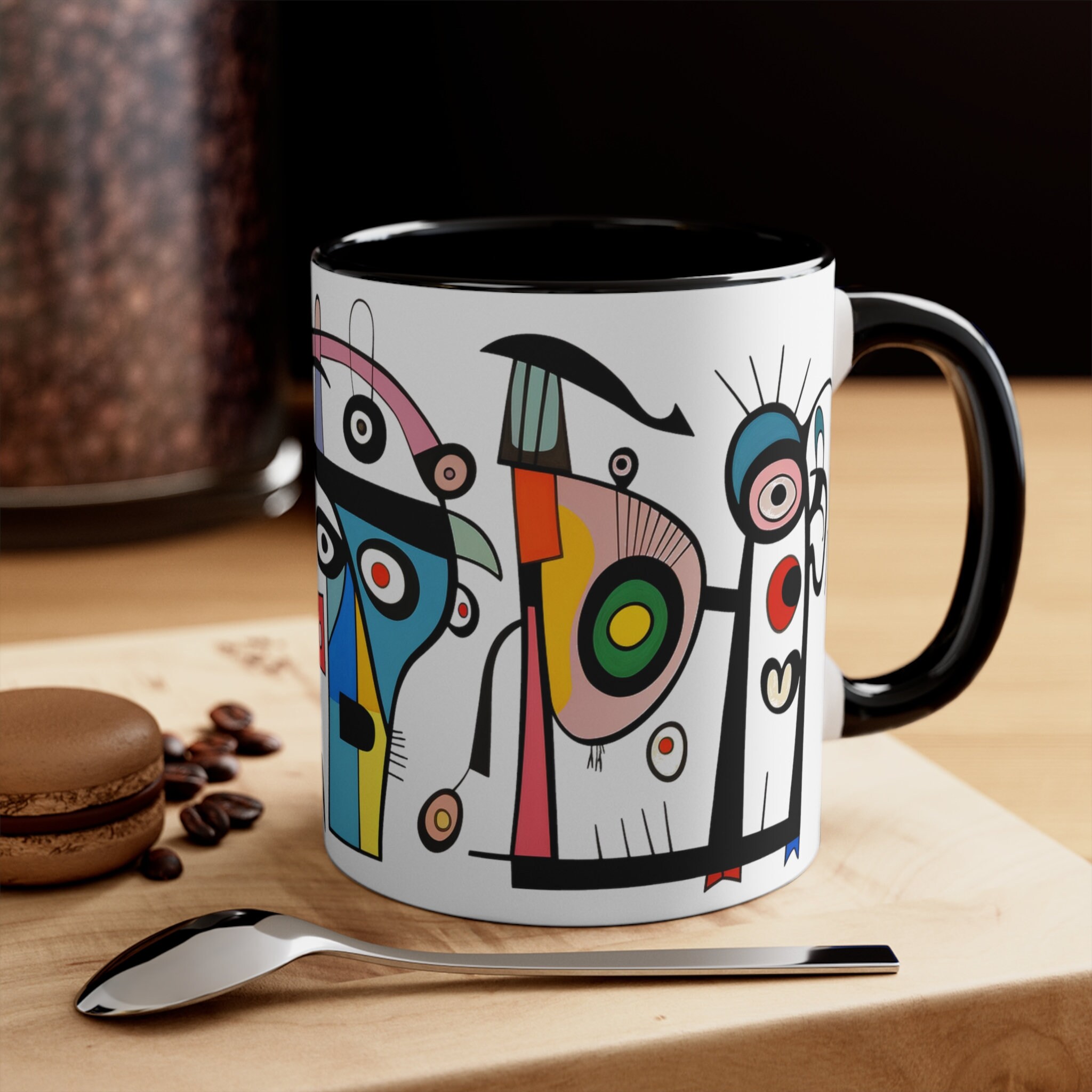 Picasso Inspired Coffee Mug, Artistic Cubist Cup, Pablo Picasso Cup ...