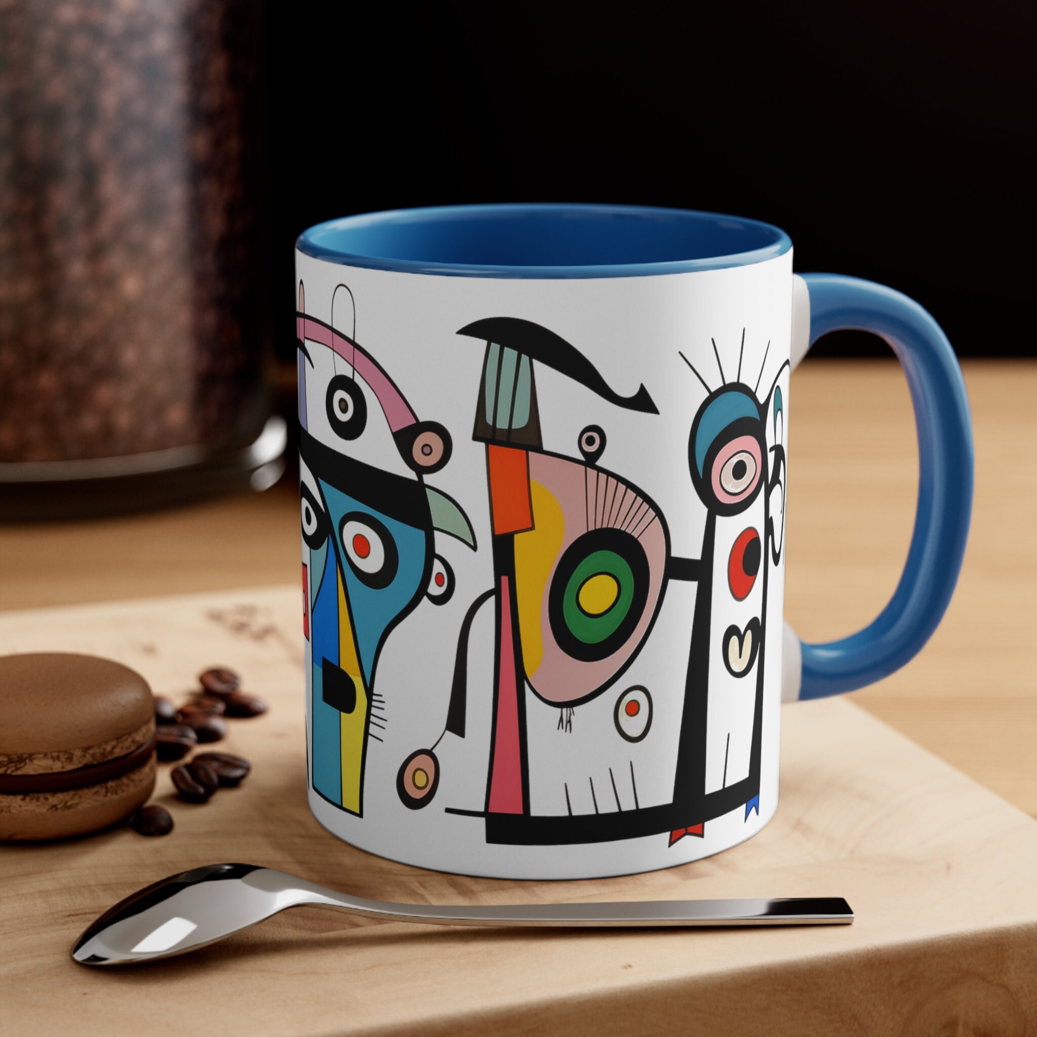 Picasso Inspired Coffee Mug, Artistic Cubist Cup, Pablo Picasso Cup ...