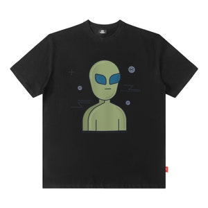 Men's Summer Alien Graphic T-shirts Streetwear Fashion - Etsy