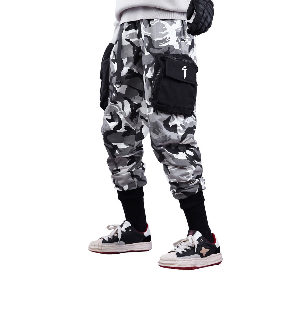 MFCT Snow Camo Locked in Techwear Jogger Pants - Etsy