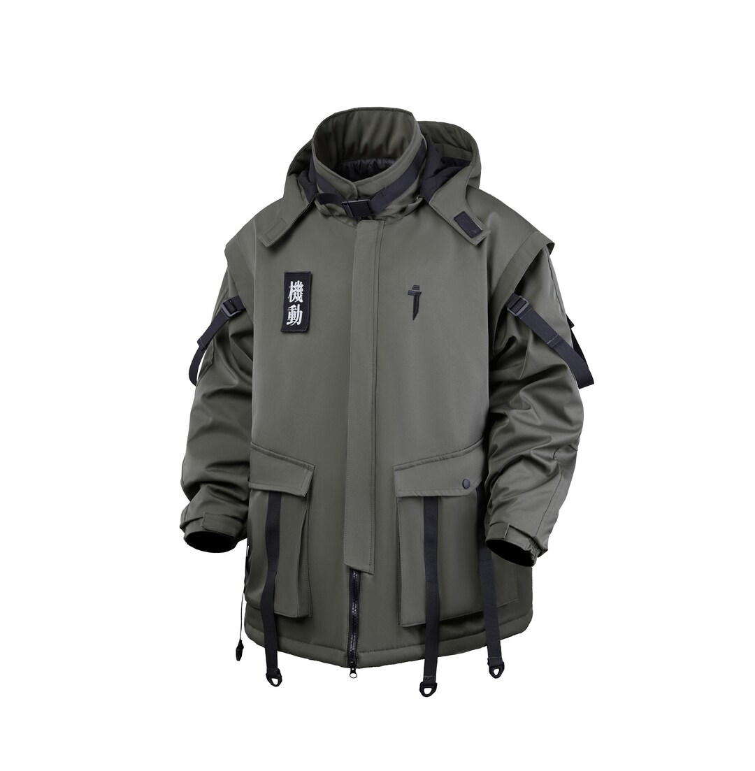 MFCT X Movement Cyberpunk Techwear Winter Parka Jacket - Etsy New Zealand
