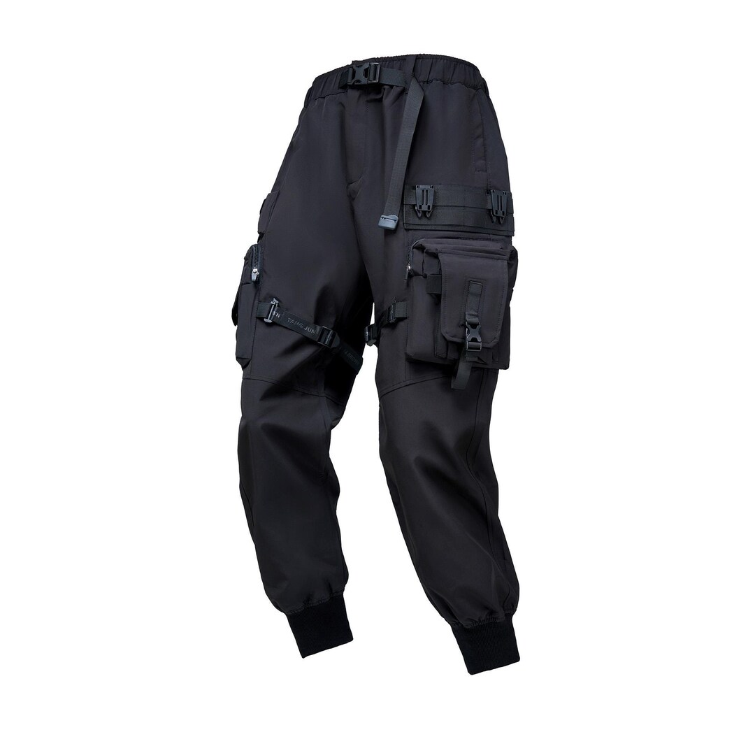 MFCT P440 Matte Black Techwear Jogger Pants - Etsy