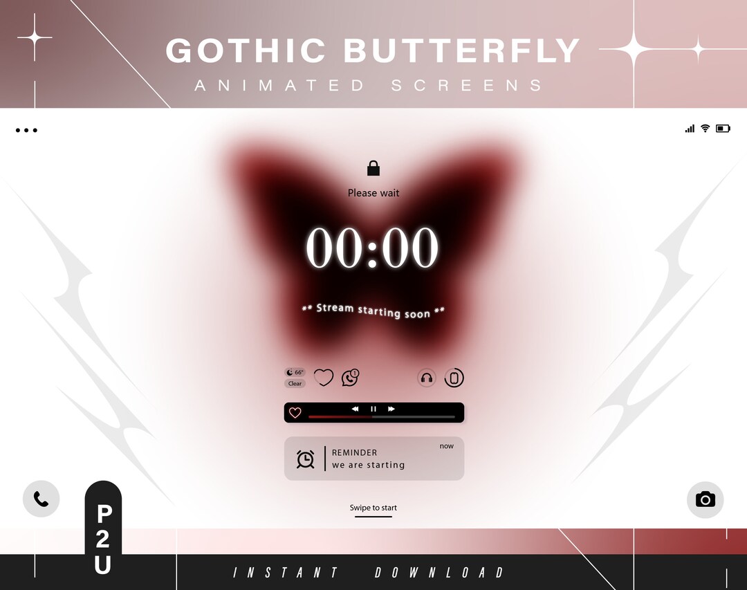 Animated Scenes for Twitch Aesthetic Screens Animated Screens Twitch ...