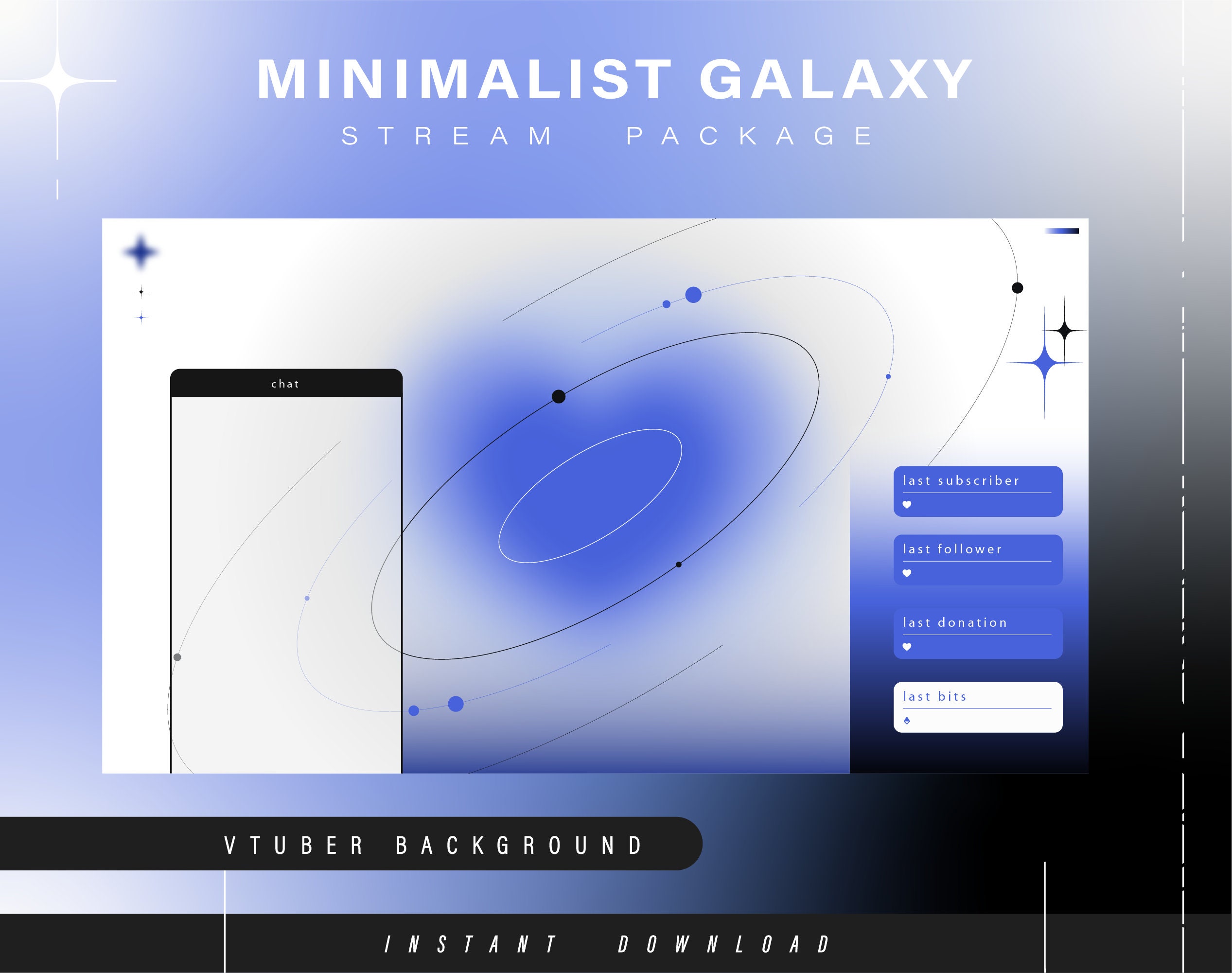 Minimal Twitch Pack Animated Minimal Stream Pack Stream Twitch ...