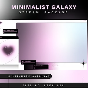 Minimal Twitch Pack - Animated Minimal Stream Pack - Stream Twitch ...