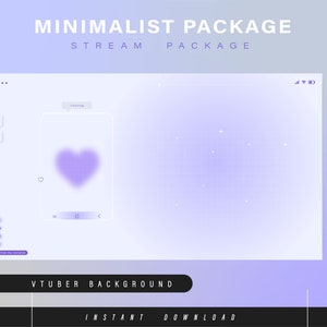 Minimal Twitch Pack - Animated Minimal Stream Pack - Streaming Scenes ...