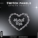 Panels for Twitch - Heart Panels - Twitch Panels - Panels Aesthetic ...