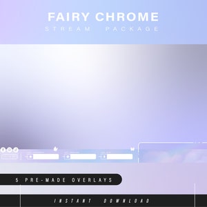 Fairy Chrome - Stream Package - Streaming Scenes - Twitch Overlay ...