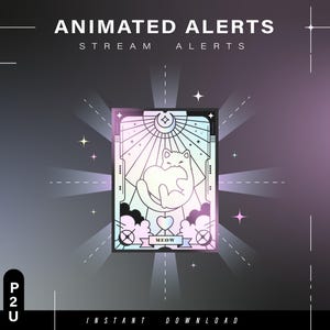 6x Animated Cat Alerts - Animated Alerts for Twitch - Aesthetic Alerts ...