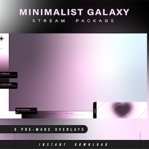 Minimal Twitch Pack - Animated Minimal Stream Pack - Stream Twitch ...