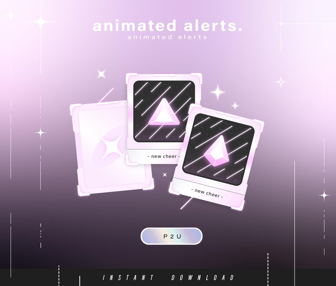 Animated Cheer Alerts for Twitch Streams (digital Download Webm Files ...