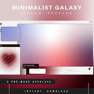 Minimal Twitch Pack - Animated Minimal Stream Pack - Stream Twitch ...