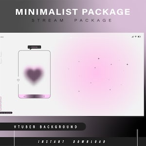 Minimal Twitch Pack - Animated Minimal Stream Pack - Streaming Scenes ...