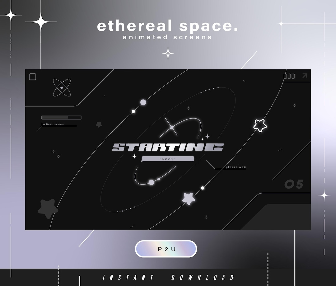 Ethereal Space Animated Screens - Animated Scenes for Twitch ...