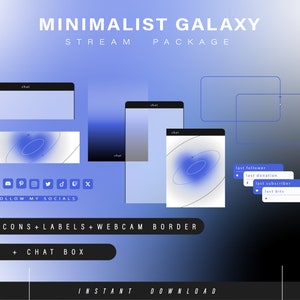 Minimal Twitch Pack - Animated Minimal Stream Pack - Stream Twitch ...