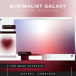 Minimal Twitch Pack - Animated Minimal Stream Pack - Stream Twitch ...