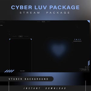 Cyber Y2k Twitch Pack - Animated Minimal Stream Pack - Streaming Scenes ...