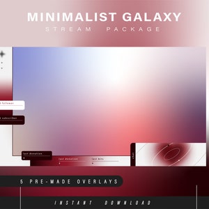 Minimal Twitch Pack - Animated Minimal Stream Pack - Stream Twitch ...