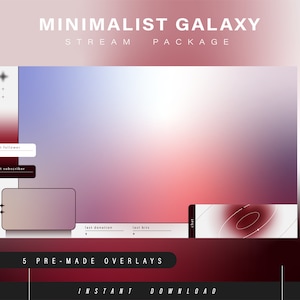 Minimal Twitch Pack - Animated Minimal Stream Pack - Stream Twitch ...