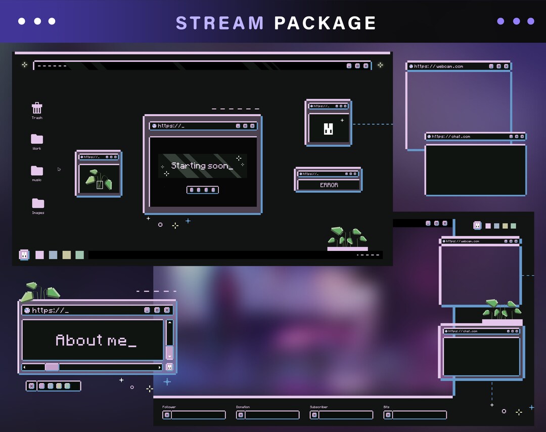 Twitch Package Animated Stream Pack Streaming Scenes - Etsy