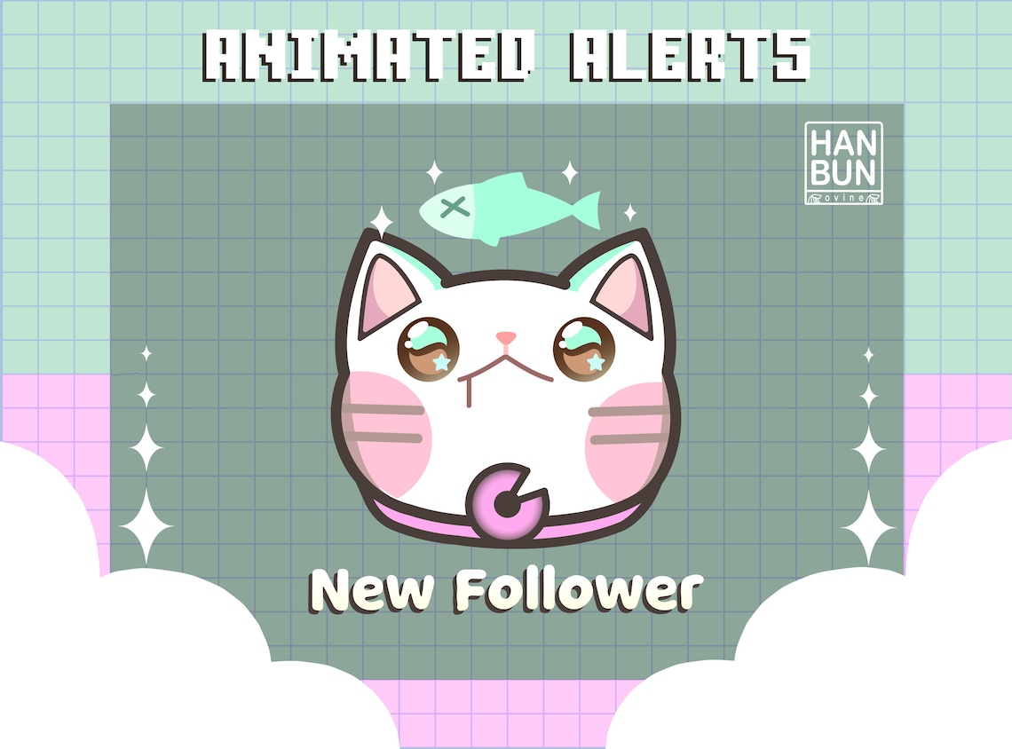 Animated Cat Alert for Twitch / Animated Alert / Animated - Etsy