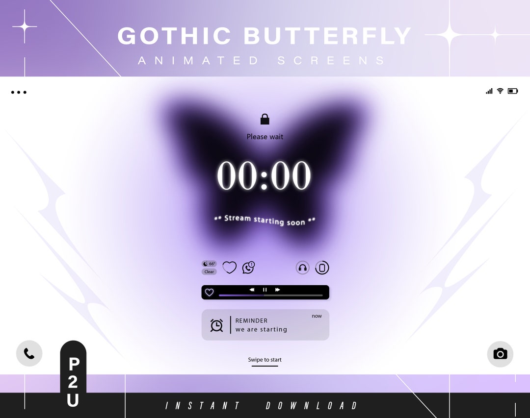 Animated Scenes for Twitch Aesthetic Screens Animated Screens Twitch ...