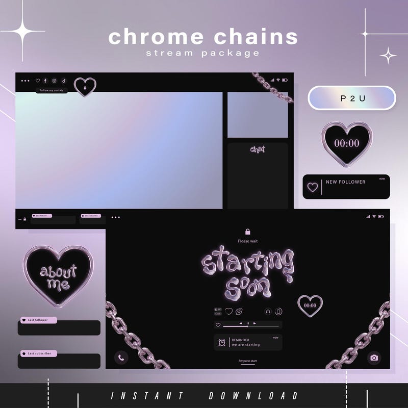 Windows Twitch Overlay - Etsy