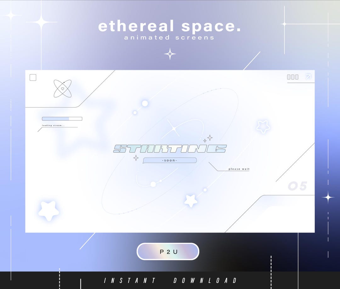 Ethereal Space Animated Screens - Animated Scenes for Twitch ...