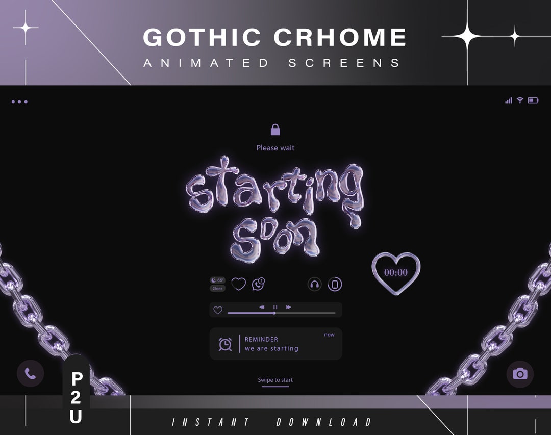 Animated Scenes for Twitch - Aesthetic Screens - Animated Screens ...