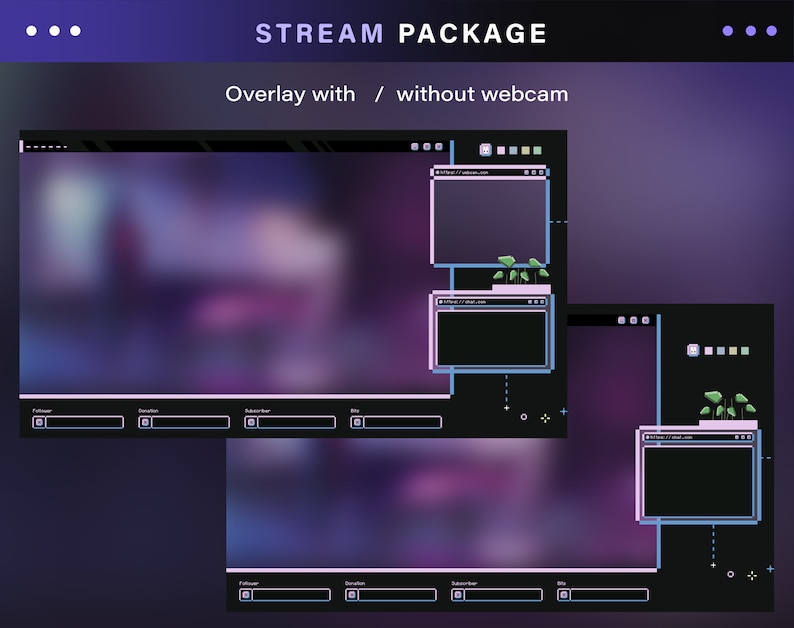 Twitch Package Animated Stream Pack Streaming Scenes - Etsy